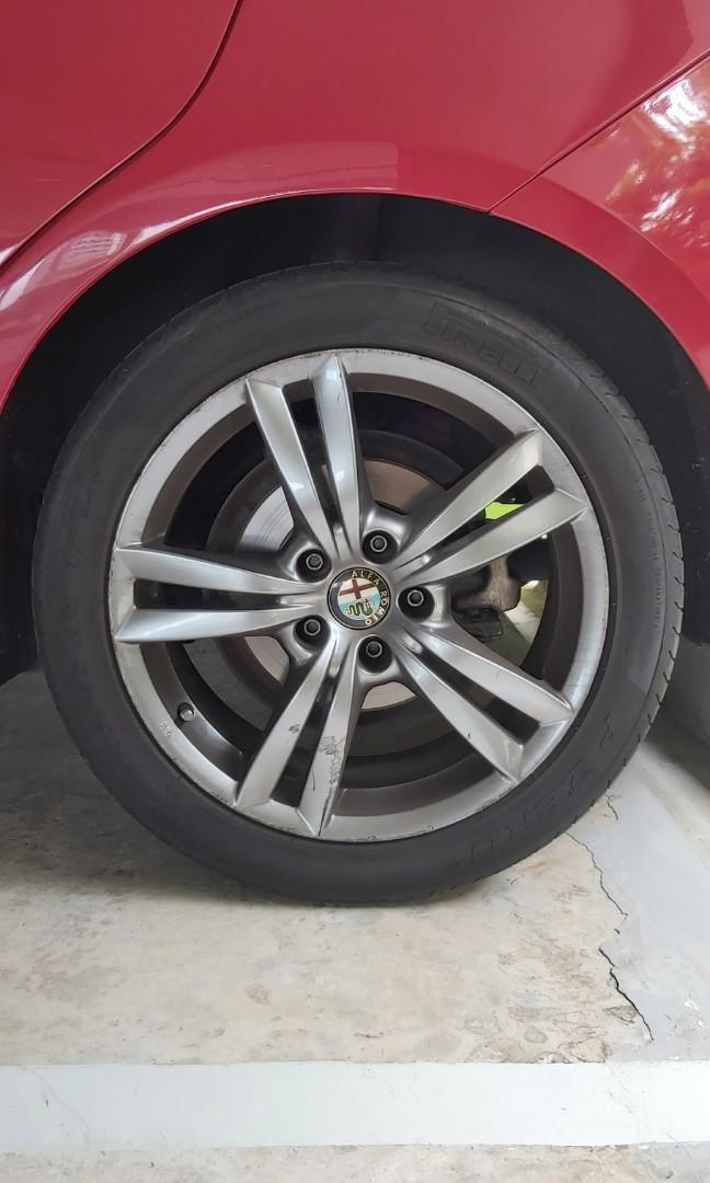 Original Alfa Romeo Giulietta rims, Car Accessories, Tyres & Rims on ...