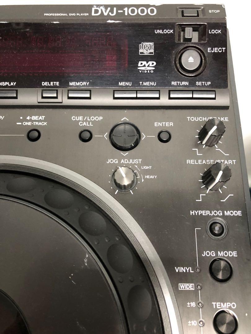 Pioneer DVJ 1000 DVD player, Hobbies & Toys, Music & Media, Musical ...