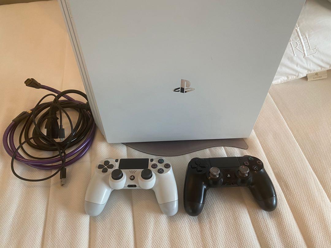PlayStation Pro 1TB 4K white, Video Gaming, Video Game Consoles ...