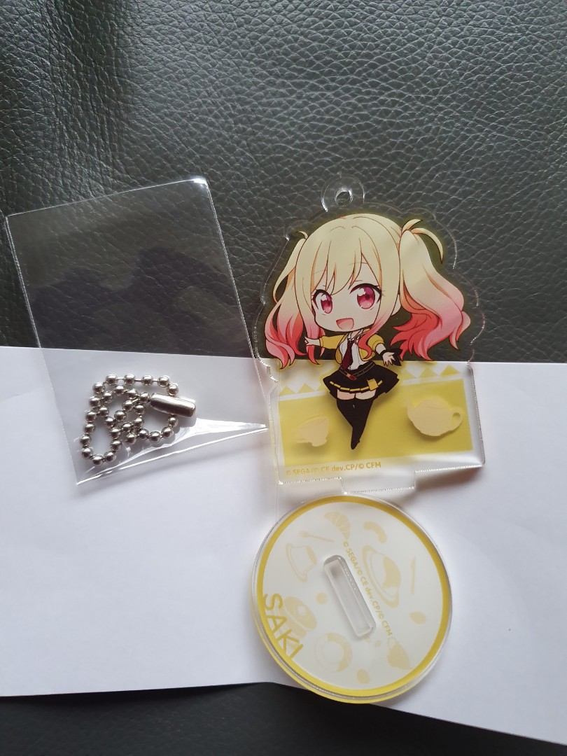 Saki Cafe Chibi Standee Keychain, Hobbies & Toys, Memorabilia ...