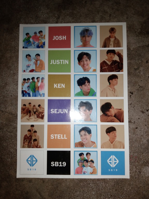 SB19 OFFICIAL STICKER, Hobbies & Toys, Memorabilia & Collectibles, Fan ...