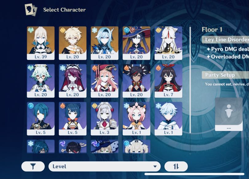 Semi starter Eula, jean, qiqi genshin impact account, Video Gaming ...