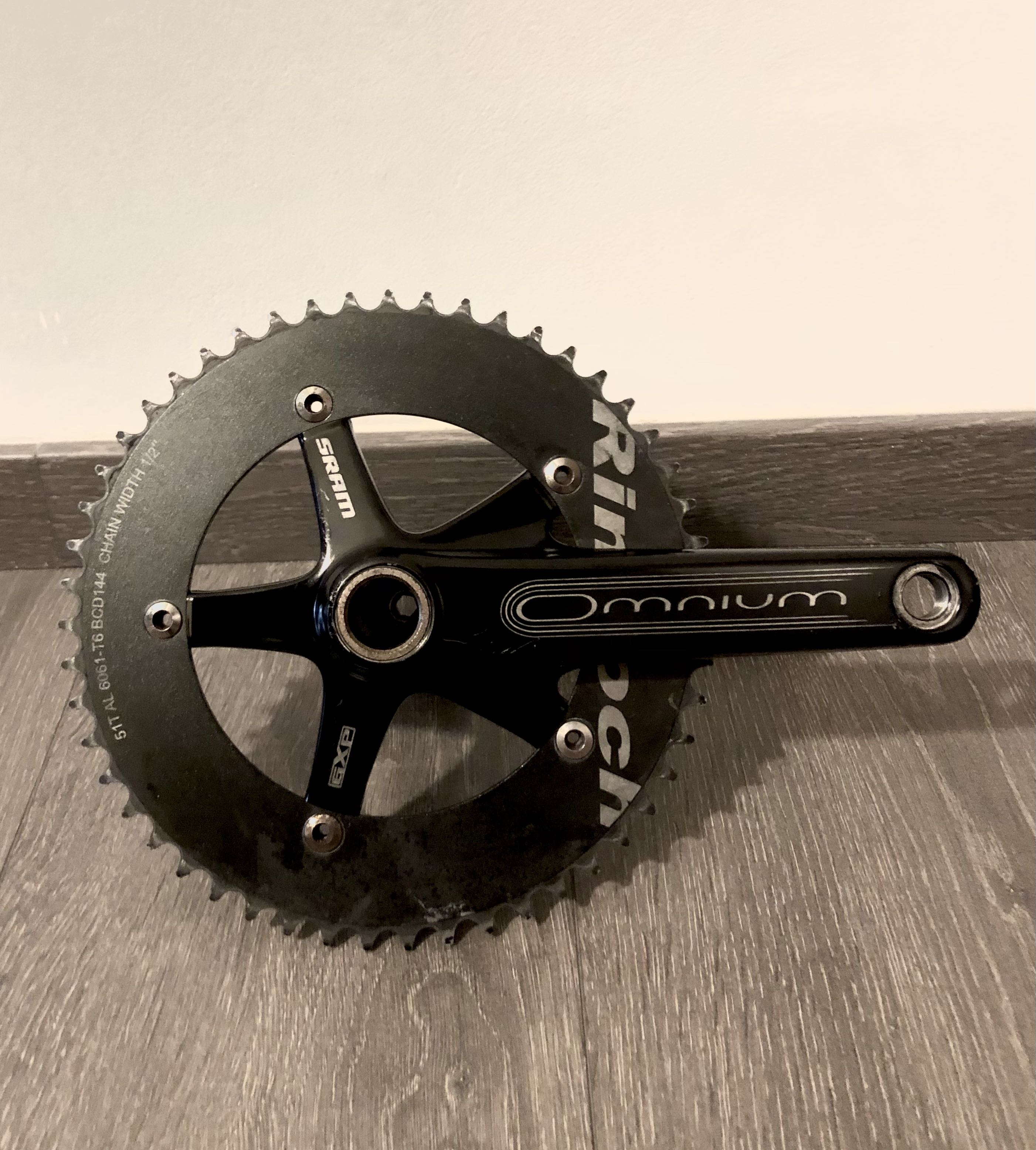 Sram Omnium track 165mm Crankset, Sports Equipment, Bicycles & Parts ...