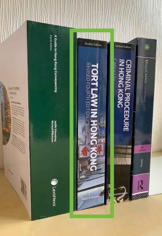 Tort Law in Hong Kong (revised 4th ed), 興趣及遊戲, 書本 & 文具, 書本及雜誌 - 補充練習 - Carousell