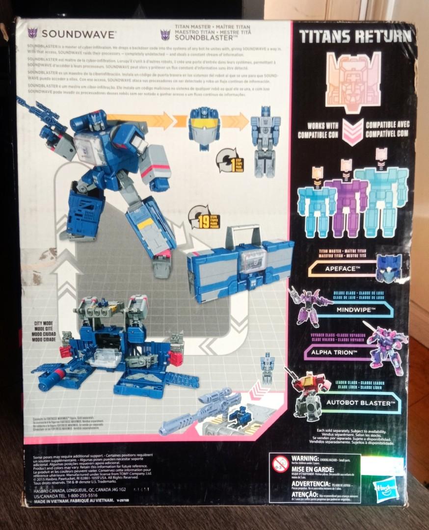 Transformers Titan Returns Soundwave, Hobbies & Toys, Toys & Games on ...