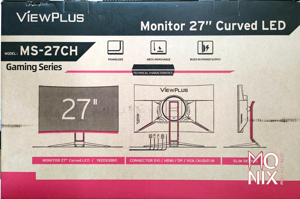 Viewplus 27" 165Hz Curved LED Monitor, Computers & Tech, Parts ...