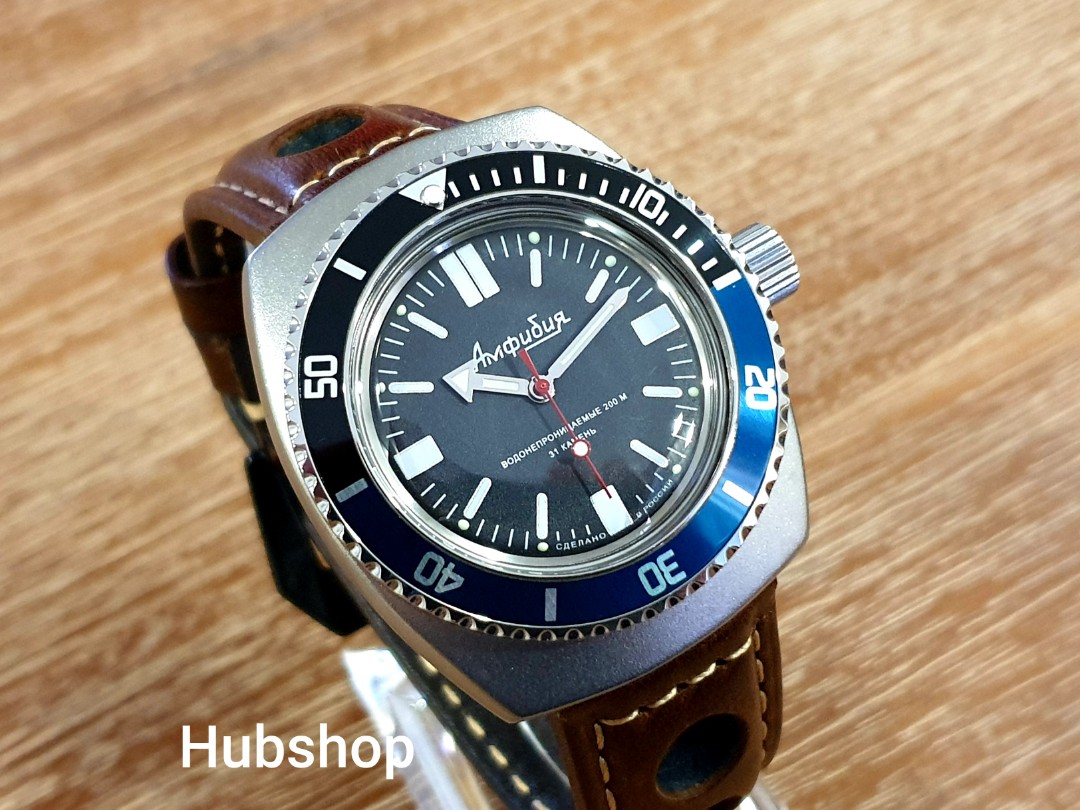 Limited Time Offer! Vostok Amphibia Diver Automatic Mechanical Watch ...