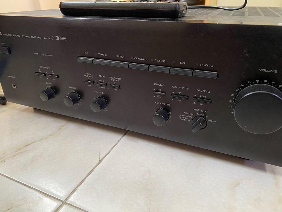 Yamaha Stereo Integrated Amplifier AX-730, Audio, Other Audio Equipment ...