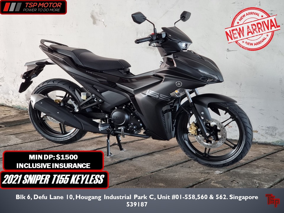 2022 KEYLESS Yamaha Sniper T155 Agent units, Motorcycles, Motorcycles ...