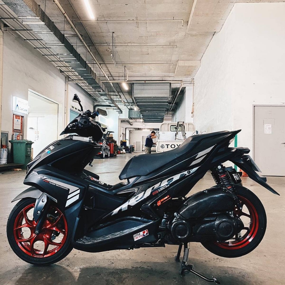 Aerox full overhaul 🔥, Motorcycles, Motorcycle Accessories on Carousell