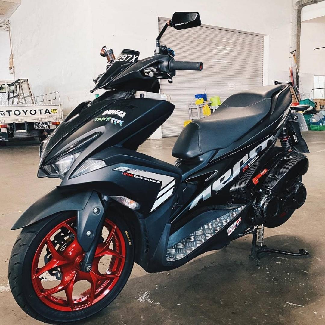Aerox full overhaul 🔥, Motorcycles, Motorcycle Accessories on Carousell