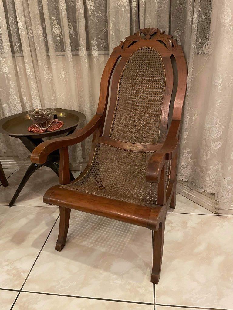 Antique butaka chair, Furniture & Home Living, Furniture, Chairs on ...