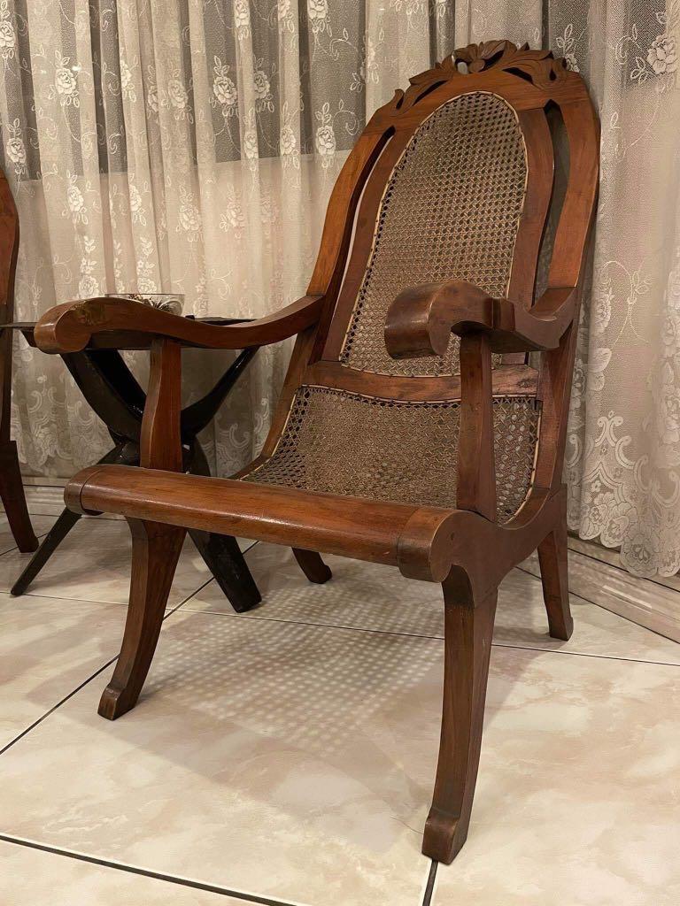 Antique butaka chair, Furniture & Home Living, Furniture, Chairs on ...