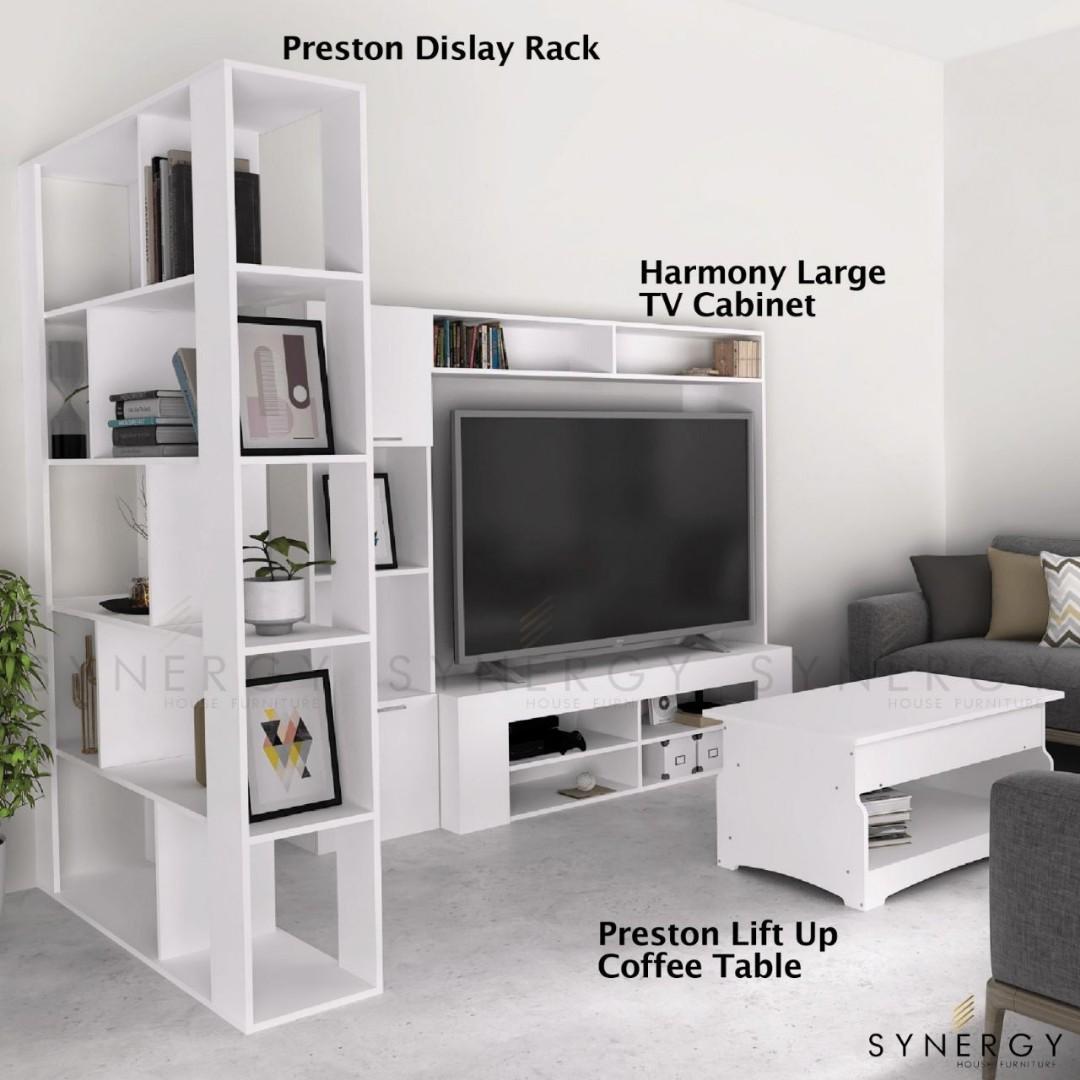 💐BOOKSHELF / RAK BUKU / DIVIDER RACK CABINET💐, Furniture & Home Living ...