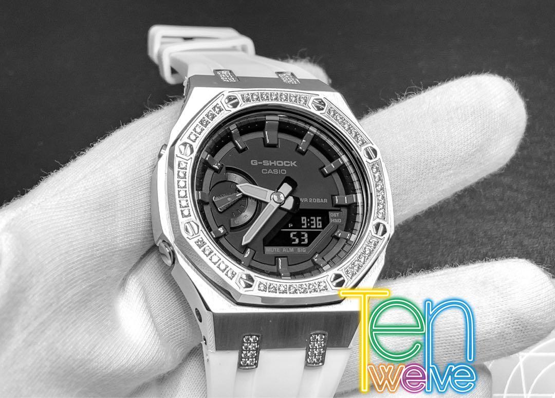 Casio G-Shock GA2100 GA2110 GA-2100 GA-2110 CasiOak Diamond Crystal ...