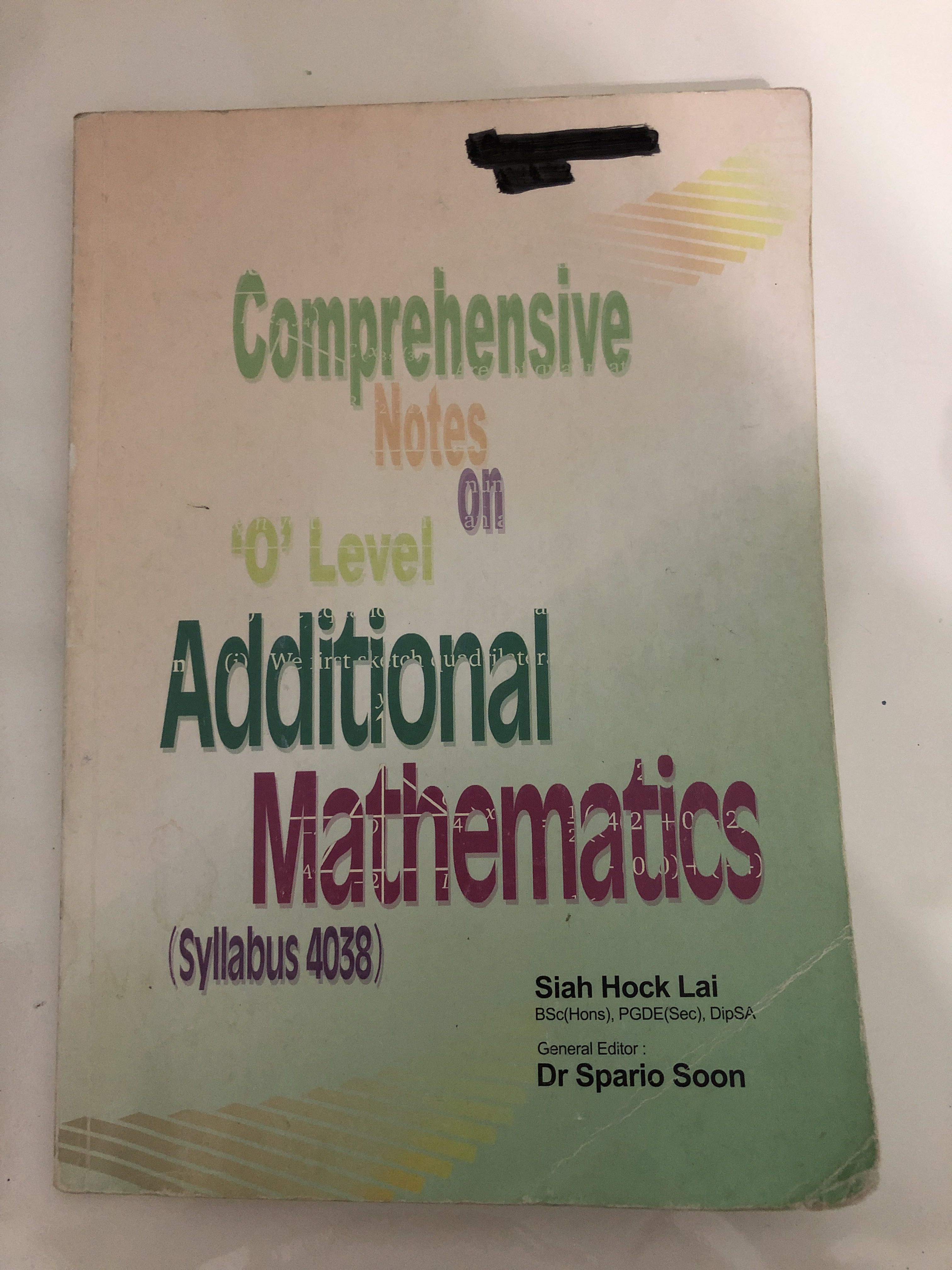 Comprehensive notes on O Level A Maths, Hobbies & Toys, Books ...