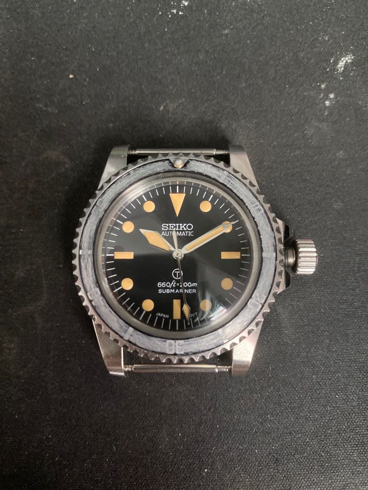 Custom aged vintage Seiko Milsub sub submariner, Luxury, Watches on ...