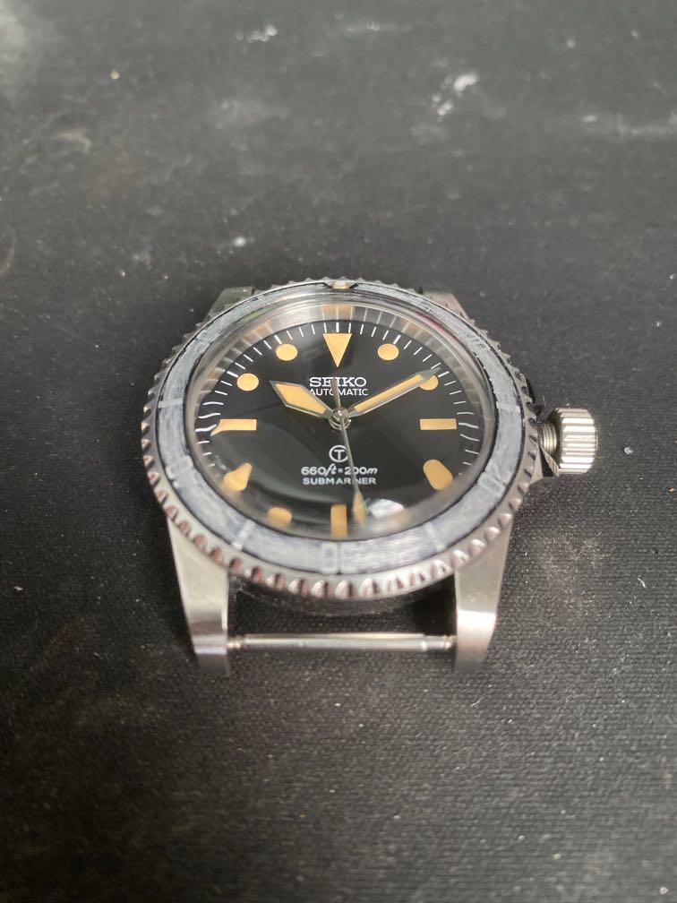 Custom aged vintage Seiko Milsub sub submariner, Luxury, Watches on ...