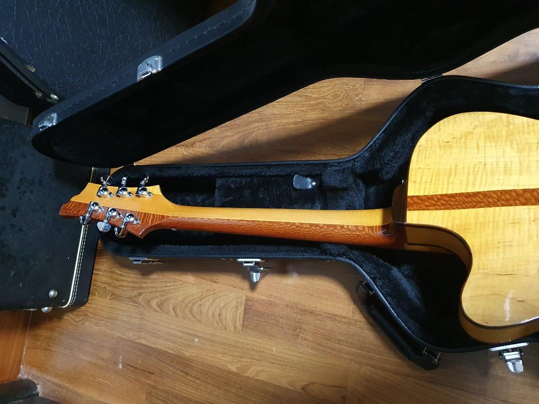 Custom Gypsy Jazz Acoustic Acoustic Electric Guitar, Hobbies & Toys ...