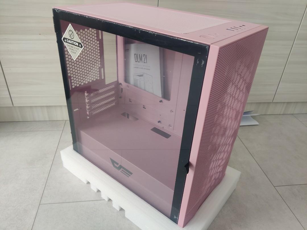 Darkflash Pink mATX/ITX Gaming Pc Case, Computers & Tech, Desktops on ...