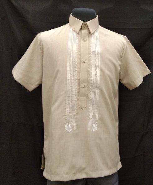 DEPED 2021 Wednesday Teachers Uniform POLO BARONG Lt. Brown, Men's ...