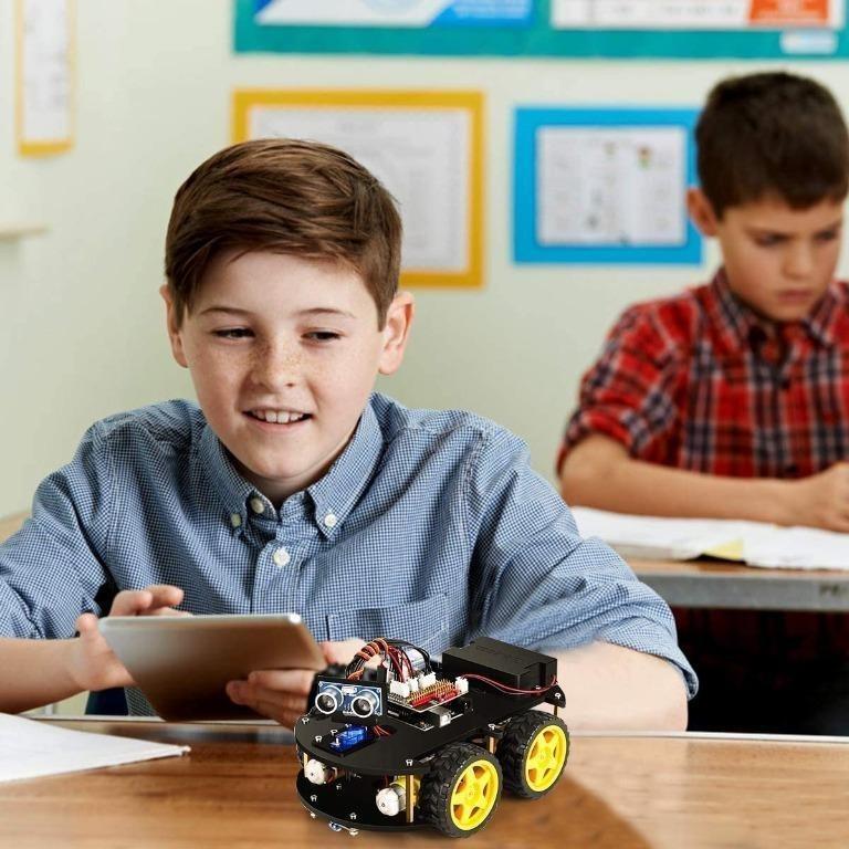 ELEGOO UNO R3 Project Smart Robot Car Kit V 3.0 Plus with UNO R3, Line ...