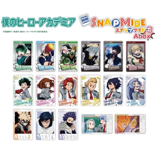 【新貨預訂】ENSKY 我的英雄學院 - Snapmide 3 A Box (一盒16包) My Hero Academia Snapmide ...