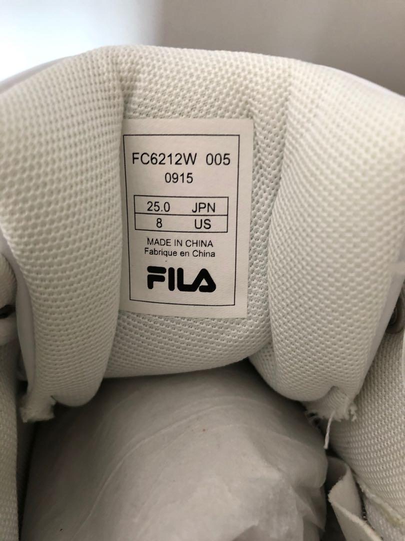 Brand New Fila Prato Japan white Color high ankle sneaker shoe, Women's ...