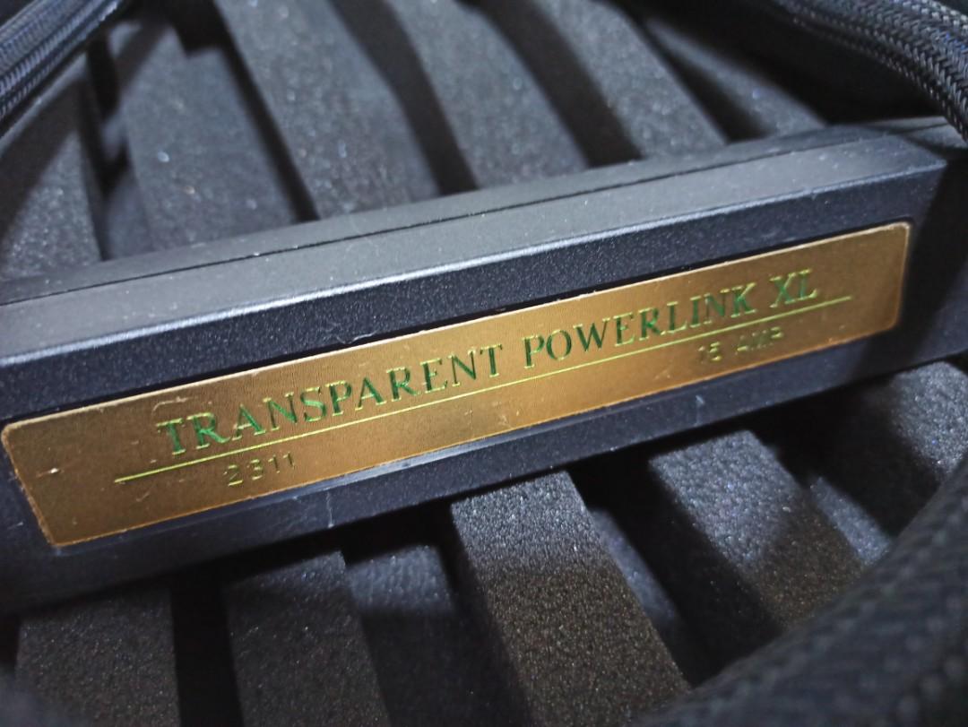 FS : TRANSPARENT cable POWERLINK XL (10ft) with Acrolink piezo ceramic ...