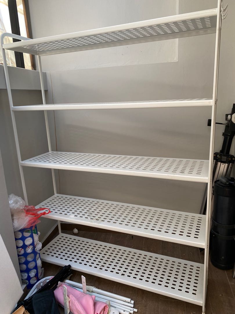 IKEA metal shelves, Furniture & Home Living, Furniture, Shelves ...