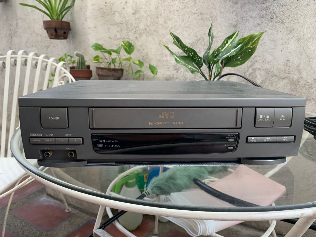 JVC VHS Player with free rewinder, TV & Home Appliances, TV ...