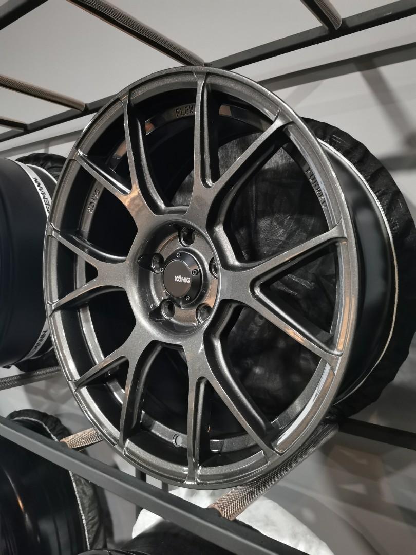 Konig Ampliform 5x112 18x8.5 +43, Car Accessories, Tyres & Rims on ...