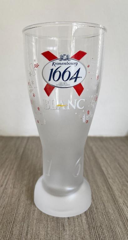 Kronenbourg 1664 Blanc Beer Glass, Furniture & Home Living, Home Decor, Vases & Decorative Bowls ...
