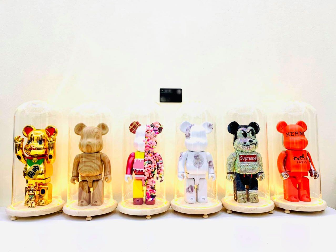 LED Bearbrick Display Case 400% 100%, Hobbies & Toys, Toys & Games ...