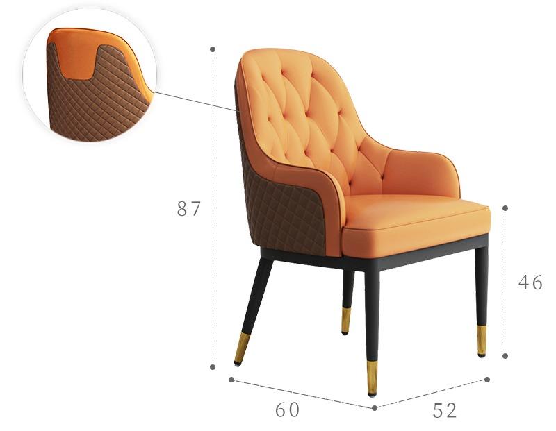 MATTHIAS Designer Series - Luxury Leather True Comfort Dining Chair ...