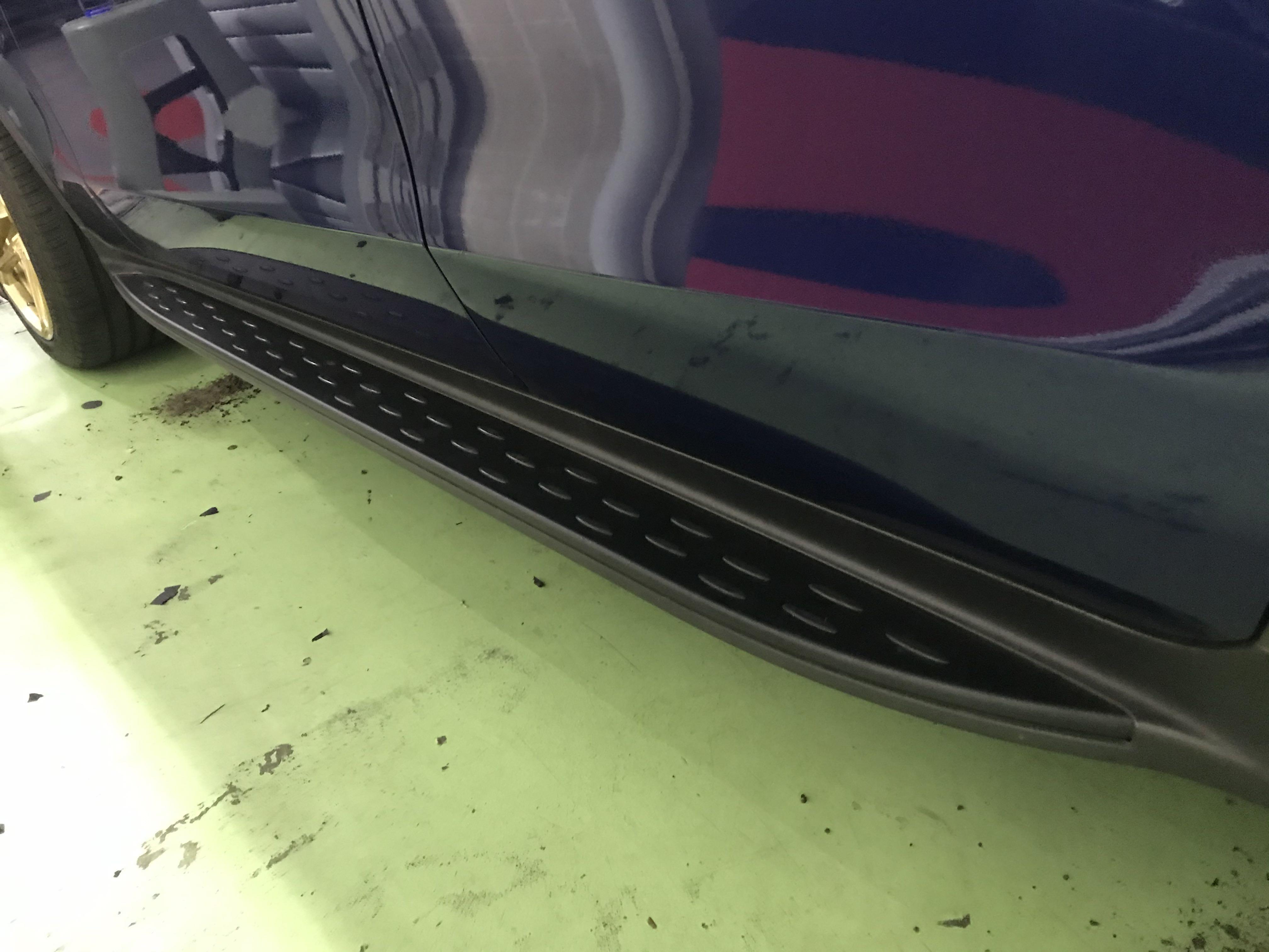 Mercedes GLC side step wrap matte black, Car Accessories, Accessories ...