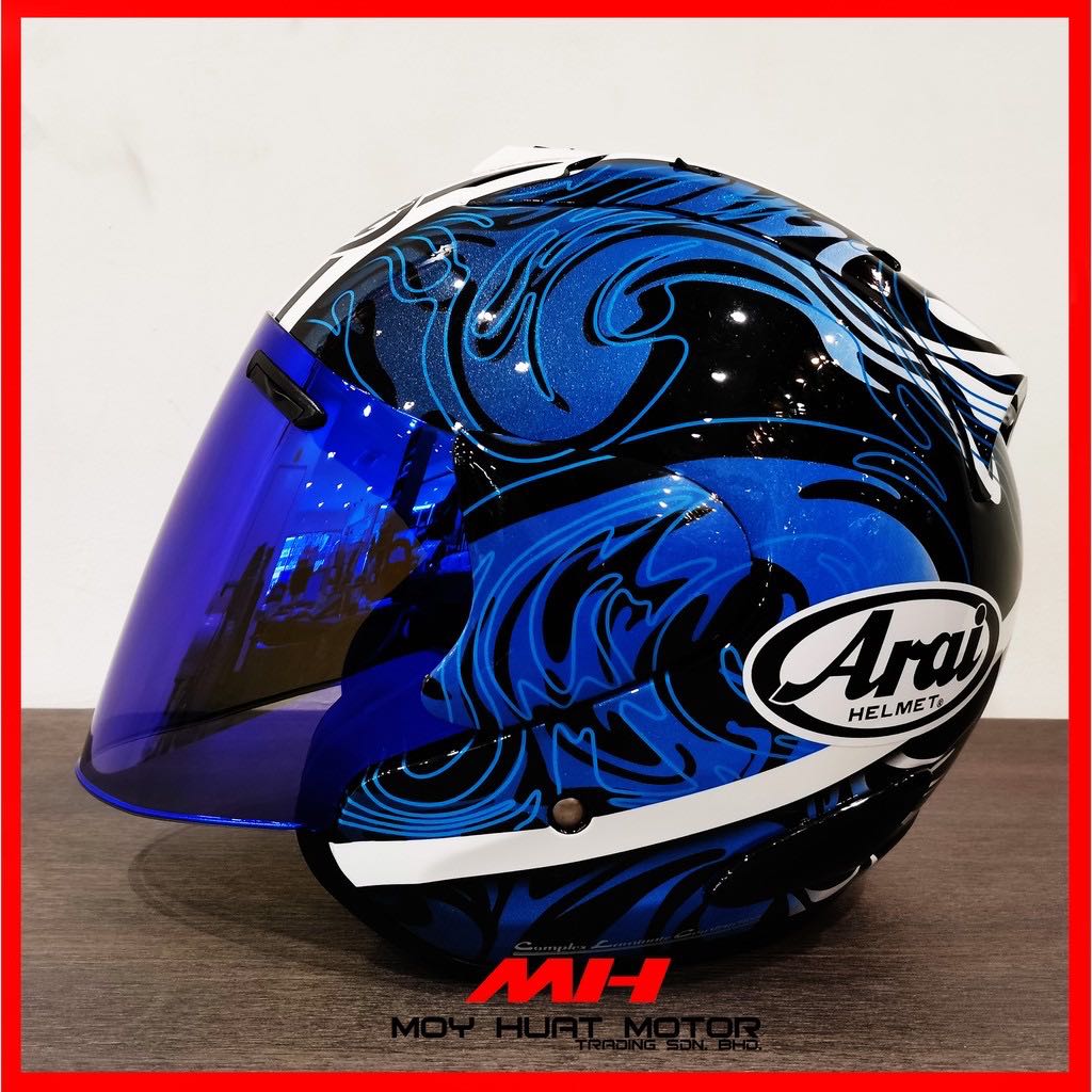Mhr arai riptide helmet, Motorcycles, Motorcycle Accessories on Carousell