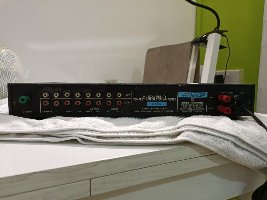 Musical fidelity tempest intergraded power amplifier, Audio, Soundbars ...
