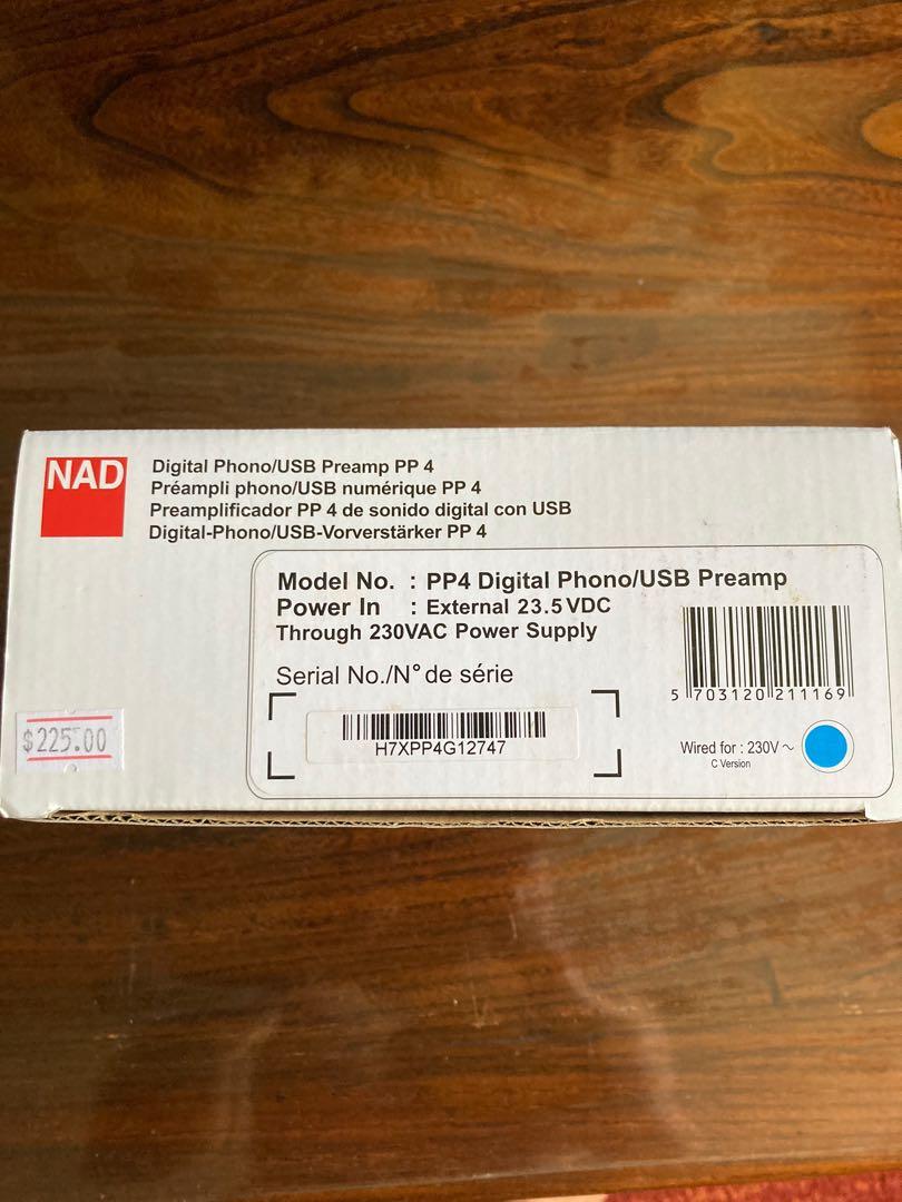 NAD PP4 Phono Preamp, Audio, Other Audio Equipment on Carousell