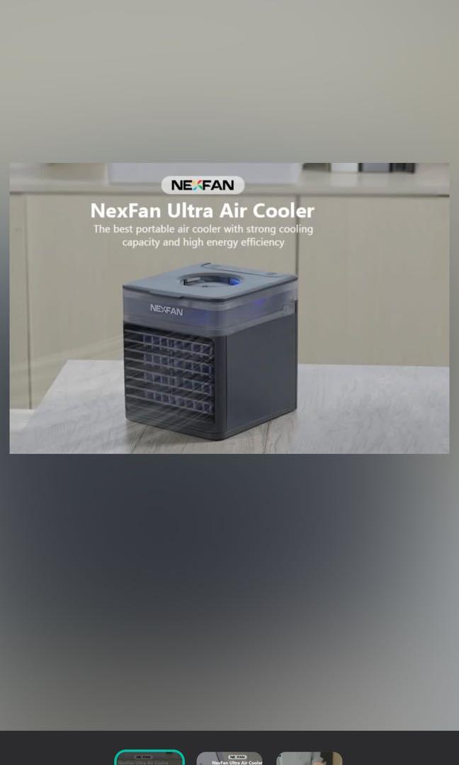 Nexfan ultra air cooler air conditional portable cooling fan, TV & Home ...