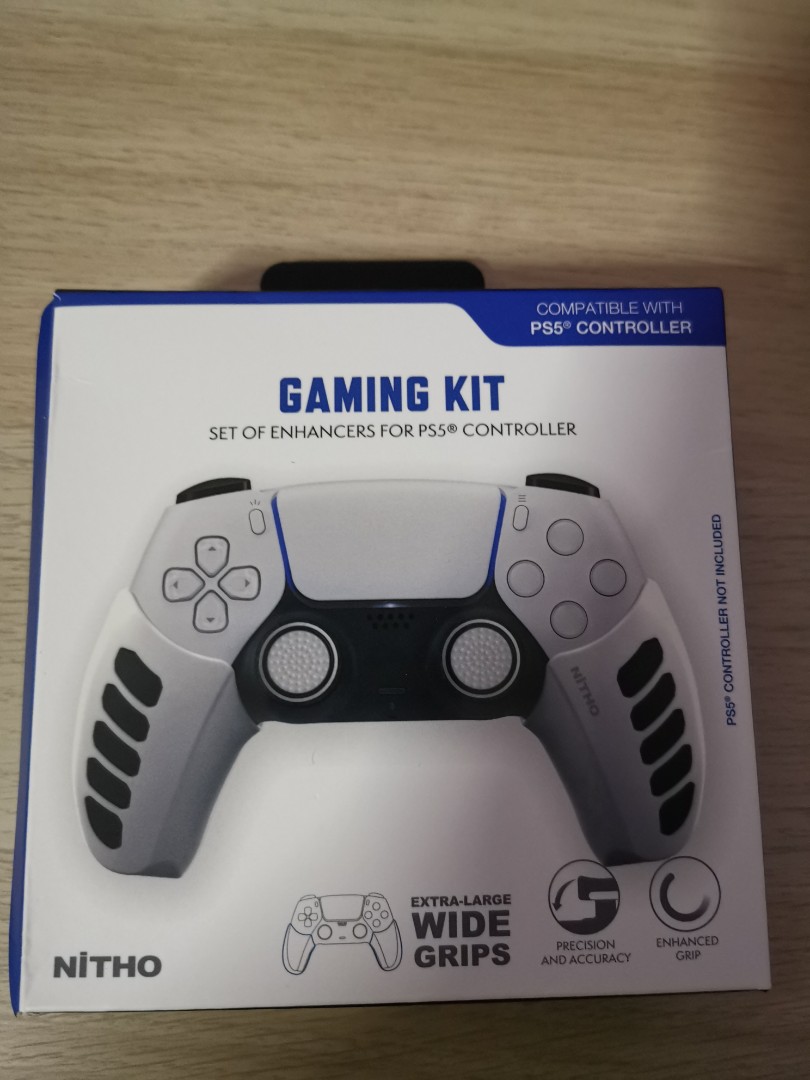 Nitho PS5 controller grips, Video Gaming, Gaming Accessories ...