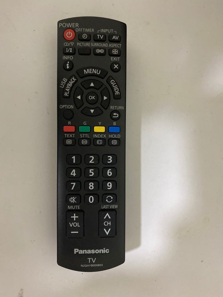 Panasonic TV remote controller, TV & Home Appliances, TV ...