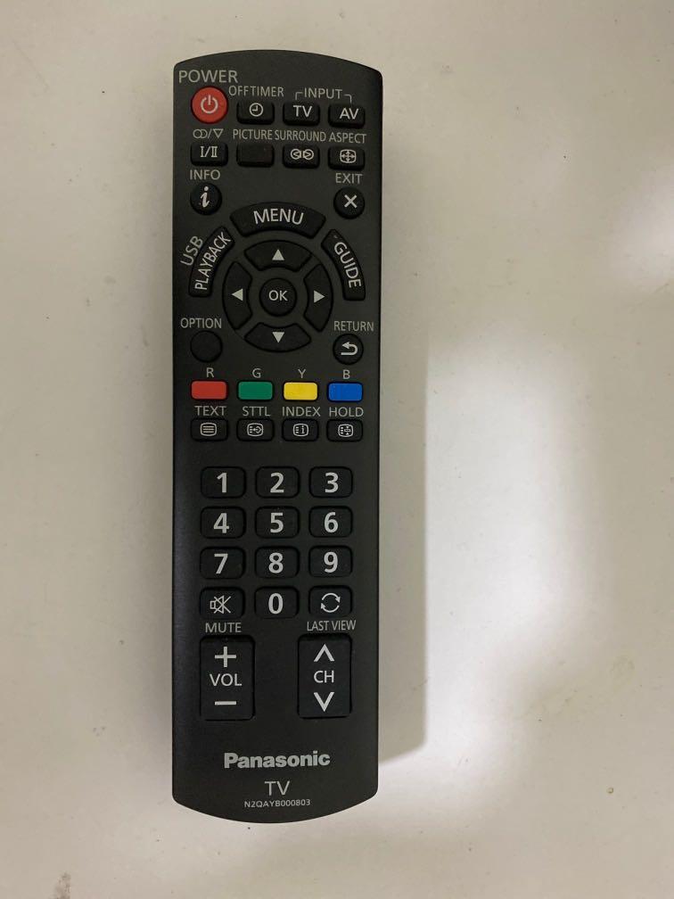 Panasonic TV remote controller, TV & Home Appliances, TV ...