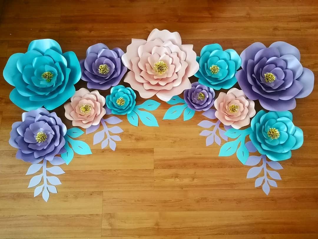 Paper Flower Backdrop Decoration | Best Flower Site