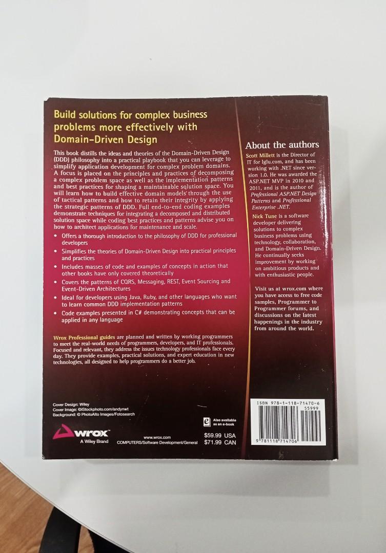 Patterns, Principles, And Practices of Domain-Driven Design, Hobbies & Toys, Books & Magazines ...