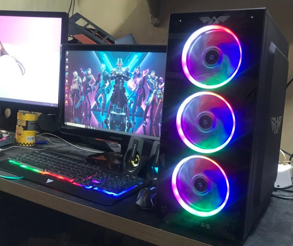 GAMING DESIGN PC with WiFi | FULLSET Monitor or CPU Rig | Game ...