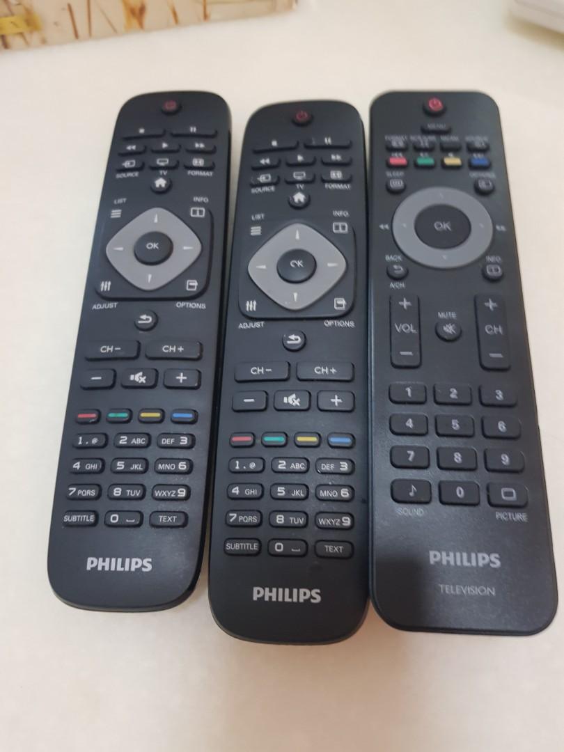 Philips original tv remote control, TV & Home Appliances, TV ...