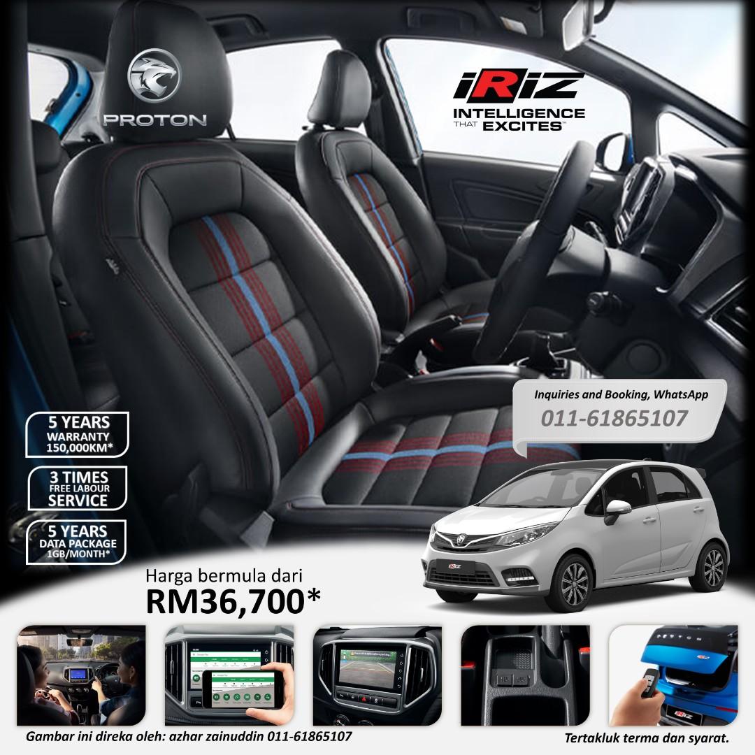 PROTON IRIZ MANUAL & AUTO, Cars, Cars for Sale on Carousell