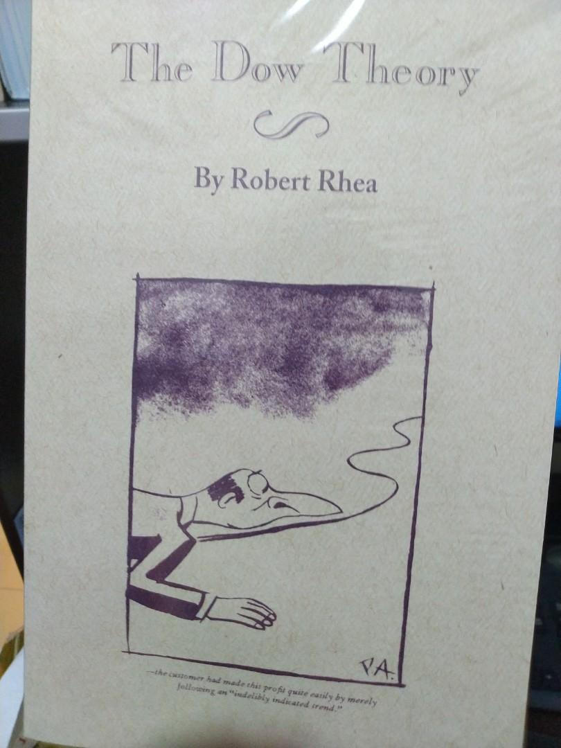The Dow Theory - Robert Rhea, 興趣及遊戲, 手作＆自家設計, 文具 - Carousell