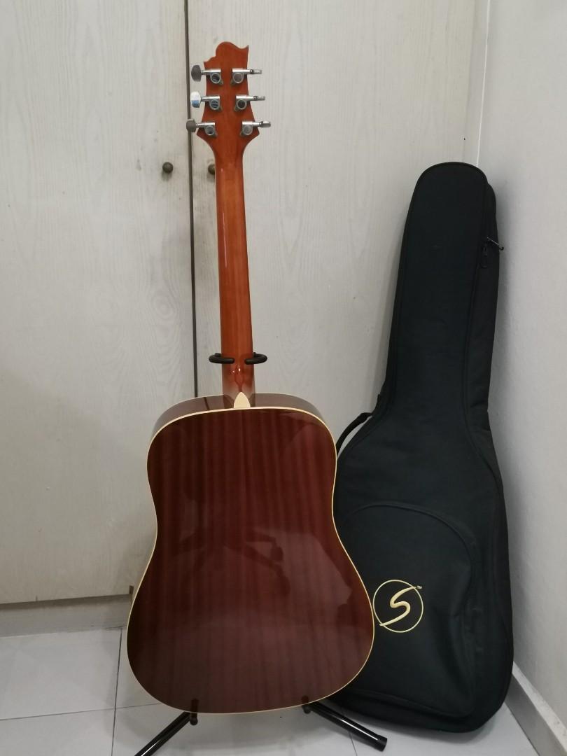 Samick Acoustic Guitar, Hobbies & Toys, Music & Media, Musical ...